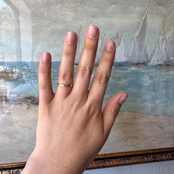 14k Gold Filled Texture Ring 3.8mm Width ZP-166 - Etsy