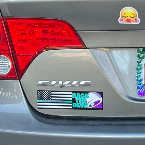 Back the Dew Bumper Sticker or Magnet - Weatherproof Vinyl - Etsy