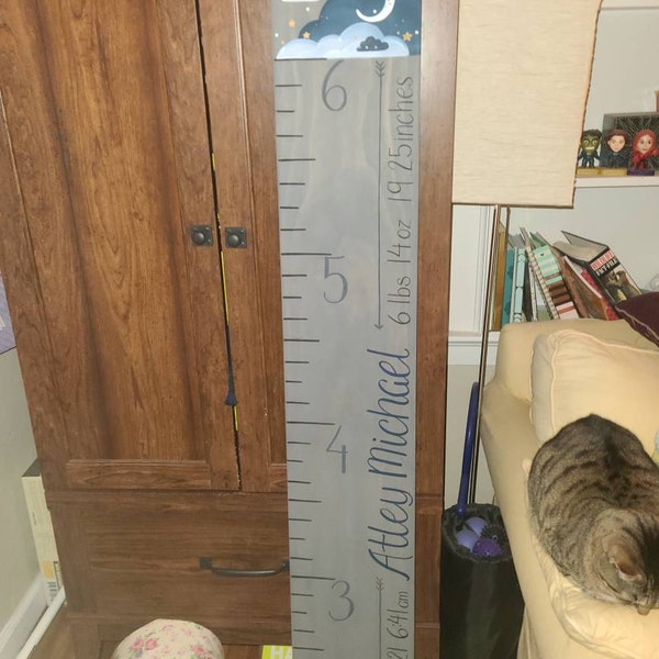Kids Height Board / MATCH Your Toy Box / Nursery Measure Board / Height ...
