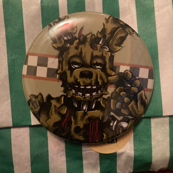 FNAF Button Badges, Horror Game Badges, Cute Video Game Gifts, Video ...