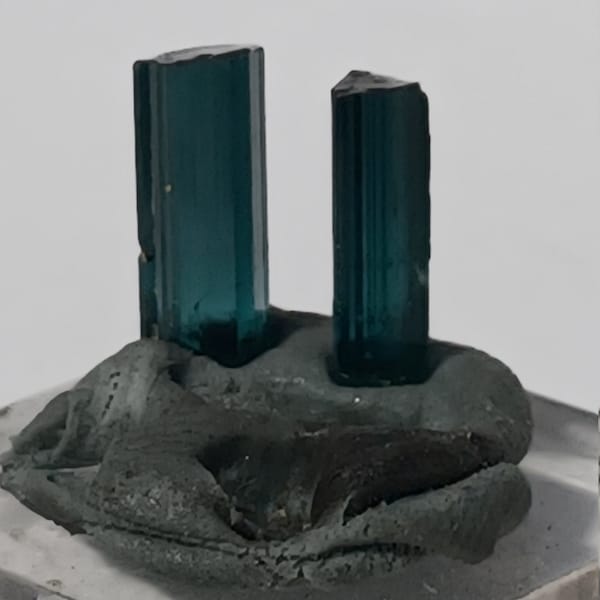 Twin Terminated Blue Tourmaline Crystal - Etsy