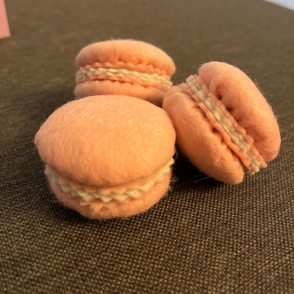 Felt Macaron PDF Pattern, Step by Step With Pictures, Felt Food, DIY Craft, Pretend Play, Play ...