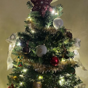 Felt Christmas Star Decoration - Etsy