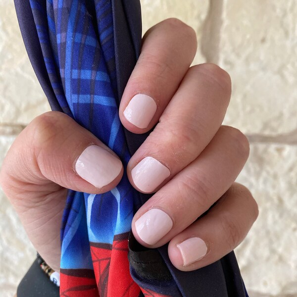 Blush Pink Nail Wraps 100% Nail Polish Stickers - Etsy