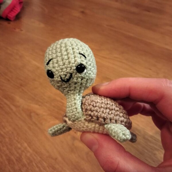 PATTERN: Shell the Baby Sea Turtle - Amigurumi Sea Turtle Pattern ...