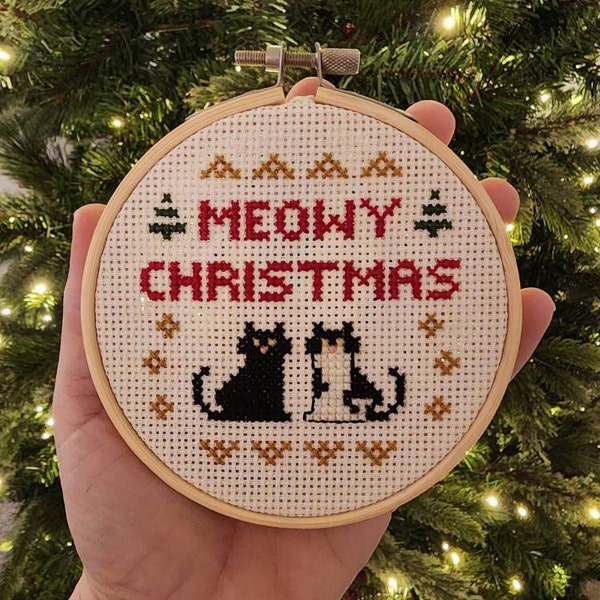 You'll Shoot Your Eye Out Cross Stitch Ornament Pattern PDF Digital ...