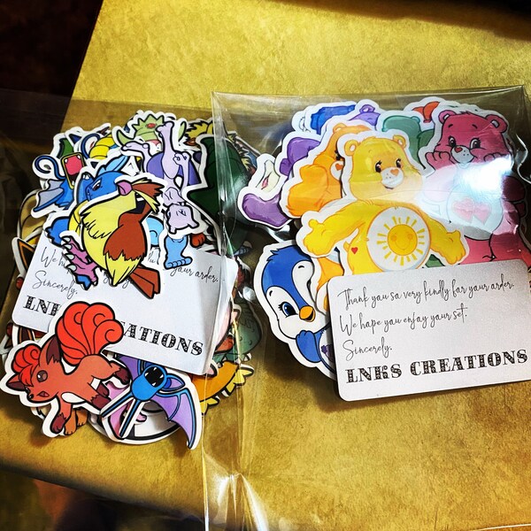 MUPPET BABIES Inspired Sticker Bundle Pack, Vinyl Stickers - Etsy