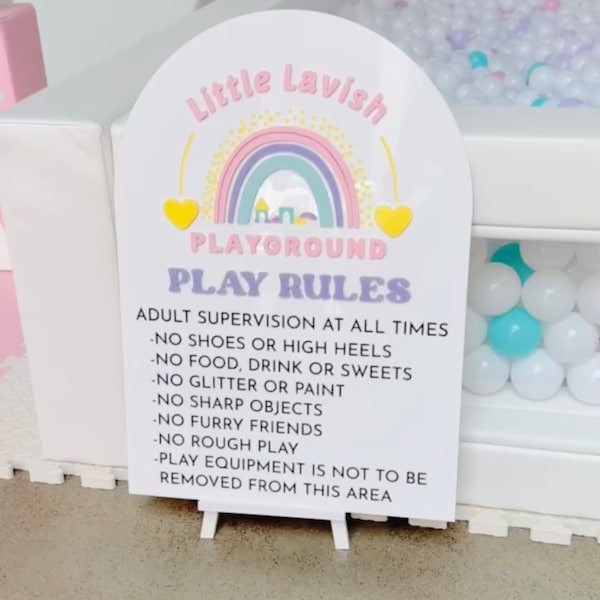 Bounce House Rules Signage - Etsy