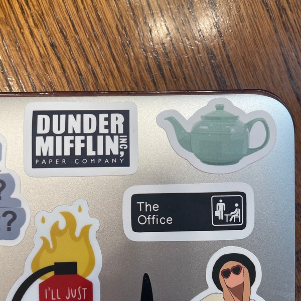 Mini Office Stickers | Waterproof, Aesthetic Small Stickers Dwight, Pam ...
