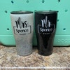 Mr and Mrs Epoxy Tumbler Set | Bridal Gifts | Newly Wed Tumblers ...