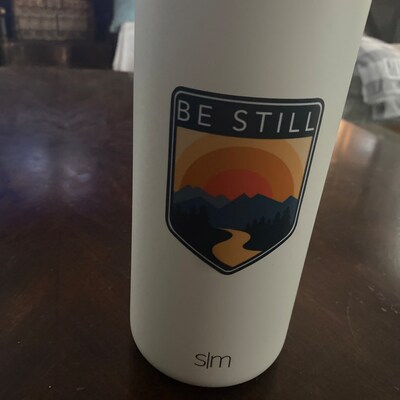 Be Still Vinyl Sticker, Christian Sticker, Peace Be Still - Etsy