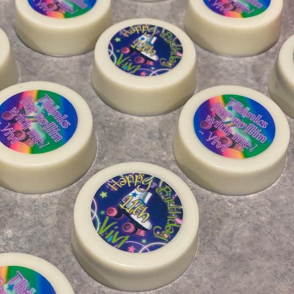 20 Custom Edible 1.5" Mini Cupcake Toppers, Mini Cookie Topper, Edible ...