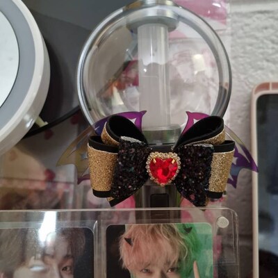 SEVENTEEN SVT Caratbong Ribbon Bow Keychain Pendant Light Stick Lanyard ...