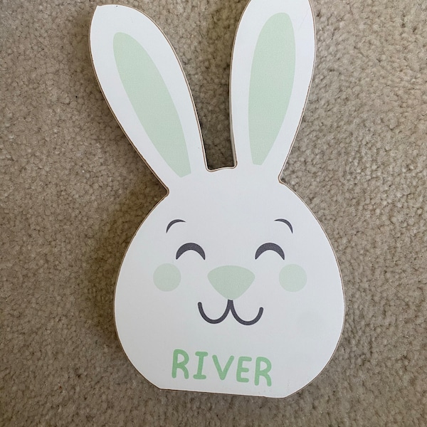 Easter Character Personalized Shelf Decoration, Personalized Easter ...