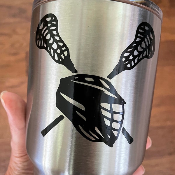 Lacrosse Player, Sticker, Lax Decal, Lacrosse Sports, Window Decal, LAX ...