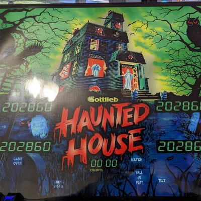 Hurricane Pinball Arcade Game Backglass Image on a 8x10 Metal Plate ...