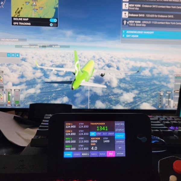 Premium Tablet & Phone Flight Simulator Stand - Honeycomb Alpha, Bravo ...