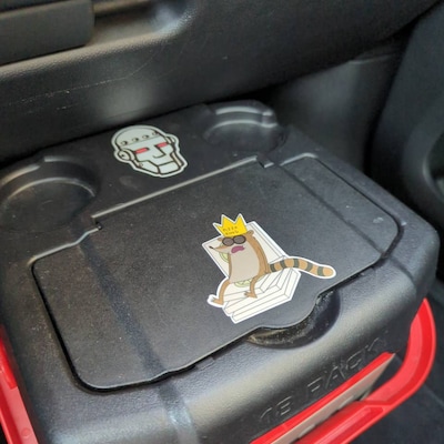 Pizza King Rigby Sticker - Etsy