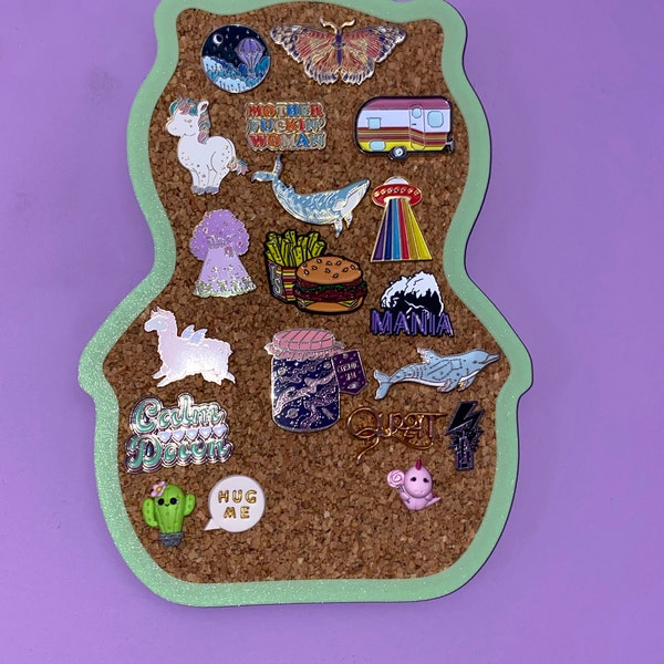 Anime Toy Pin Board | Cork Board - Etsy