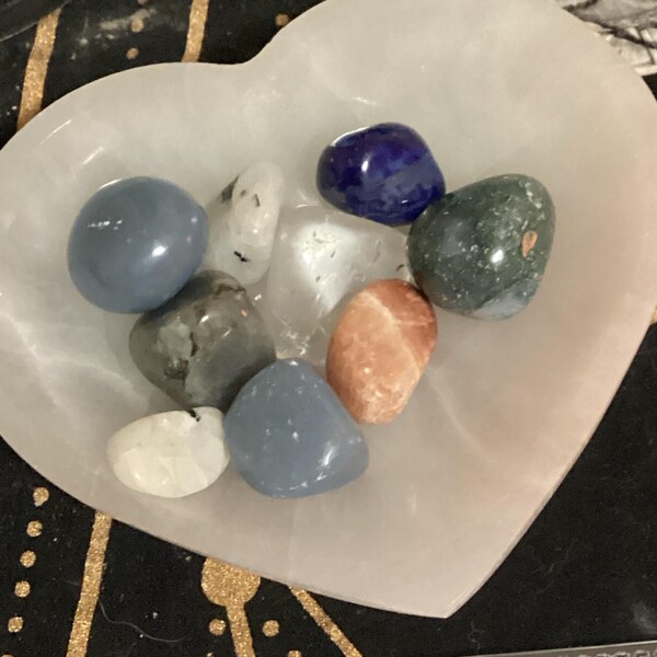 Que Sera Tumbled Stones | Polished Que Sera Crystal Gemstones, Llianite ...