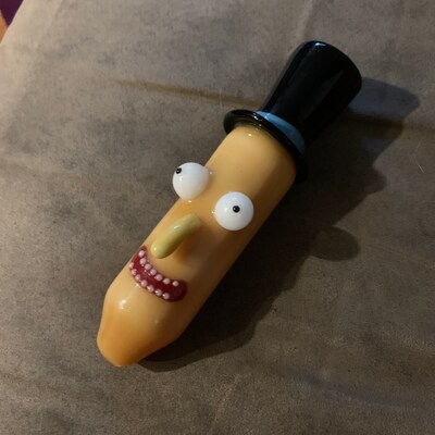 Poopy Pance Glass Blown Tobacco Pipe - Etsy