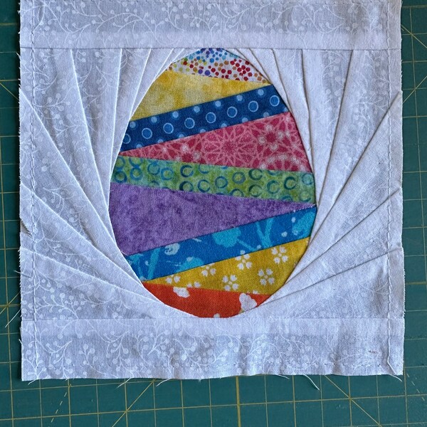 Easter Egg, Foundation Paper Piecing Pattern (FPP), Quilt Block, PDF ...