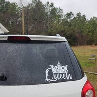Crown Queen Permanent Vinyl Decal Car Window Laptop Glass Tumbler Mug ...
