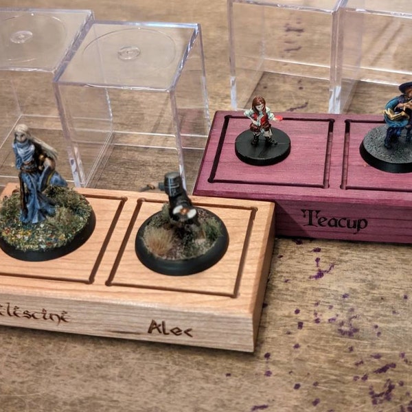 Custom DND Character Display Pedestals Dnd Player Gifts Dnd Miniature ...