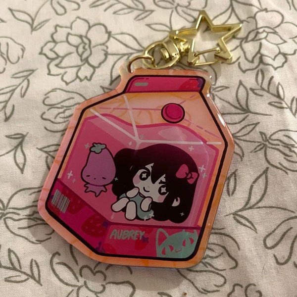 OMORI Charm OMORI Keychain Milk Set | Sunny Charm Aubrey Charm Kel ...