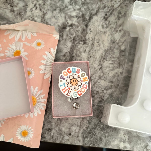 Focus on the Good Badge Reel, Mental Health Nurse Badge Holder ...