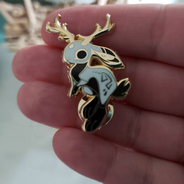 Jackalope Hard Enamel Pin - Etsy