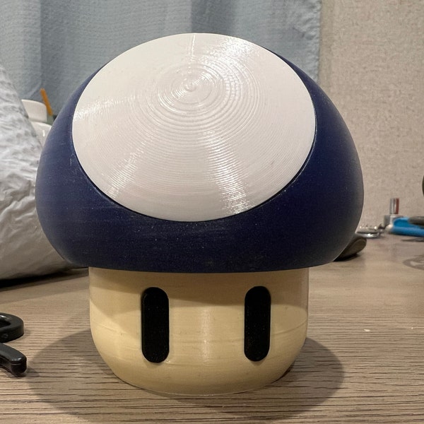 Cute Stashbox - 3D Printed Mushroom Container With Screw Lid - for Him ...