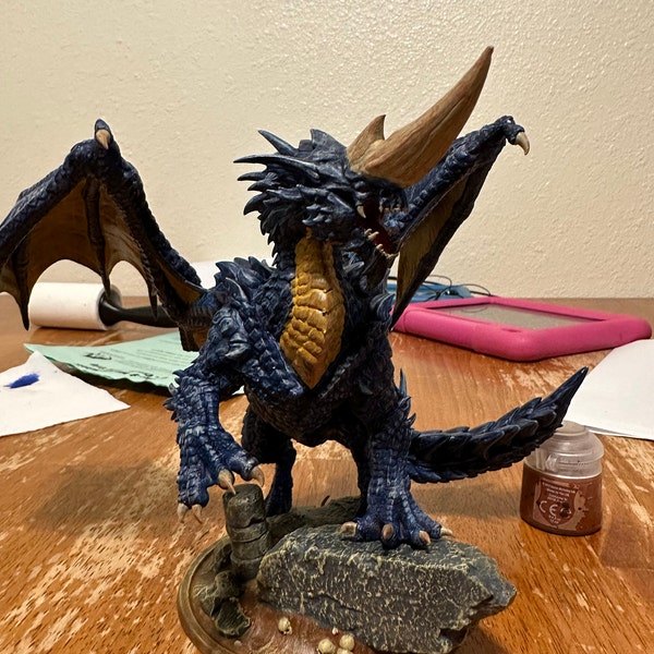 Chromatic Blue Dragon Miniature - Rescale Miniatures - Dnd Miniatures ...