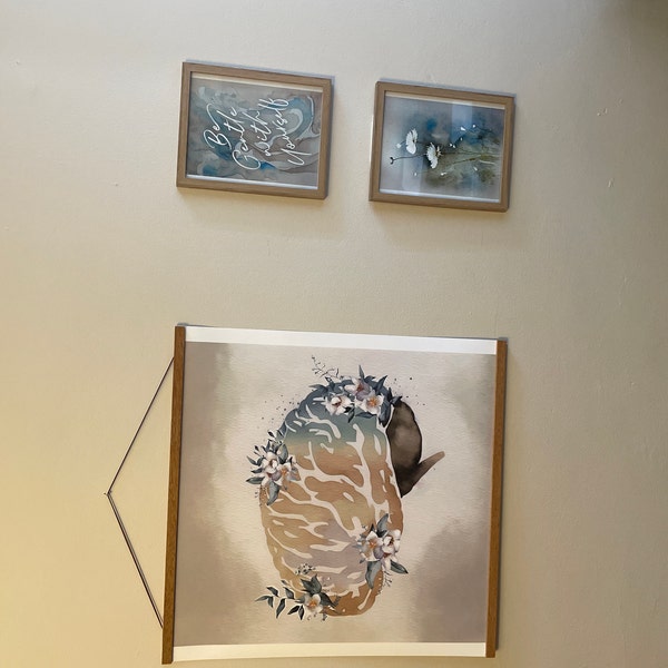 SERENE THERAPY, Set of 5, Neutral Blue, Therapy Decor, Therapist Office ...