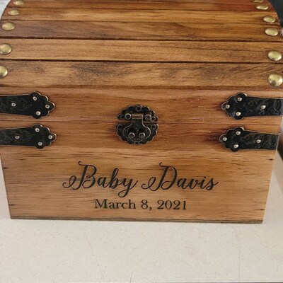 Baby Time Capsule 1st Birthday First Birthday Baby Keepsake Box Small ...