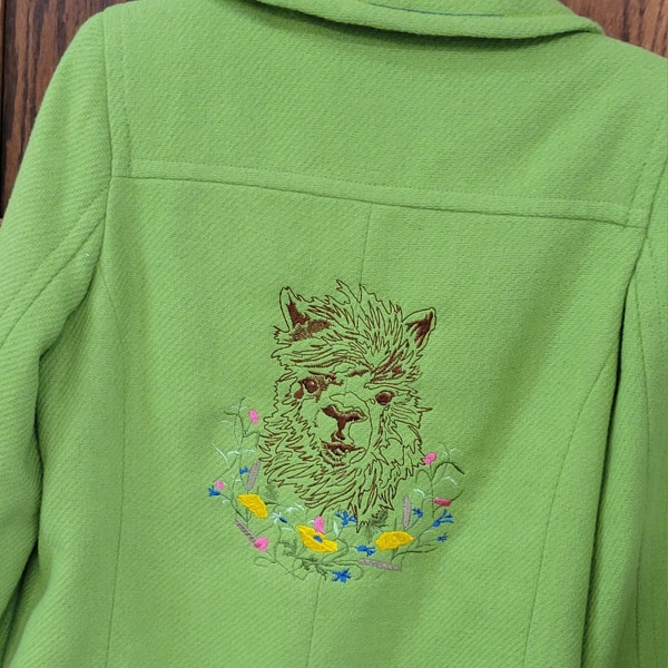 Alpaca Llama Machine Embroidery Design, Farm Animal Instant Download ...