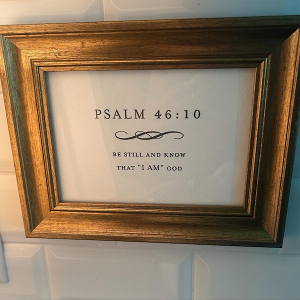 The Lord's Prayer Framed Art: Christian Scripture Verse, Gold Frame - Etsy