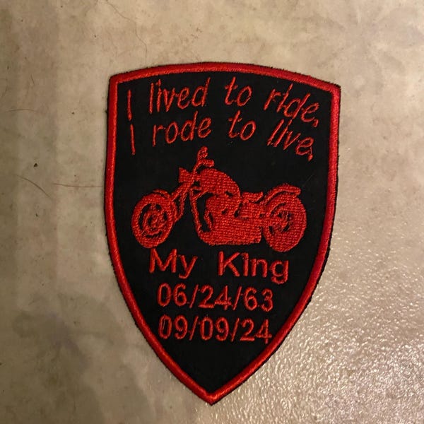 Memory Patch, Bear, Embroidered, Personalized, Sew-on - Etsy