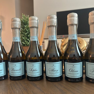 Custom Champagne Label, Champagne Bottle Labels, Mini Champagne Bottle ...