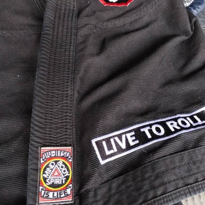 Jiu Jitsu BJJ Gi Patch Jiu-jitsu SAVED My Life Jiu Jitsu Gift Iron-on ...