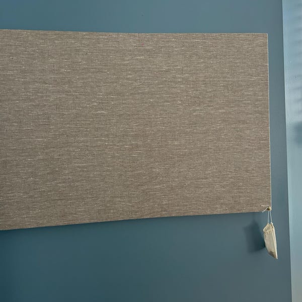 24"x36" 2' X 3' Frameless Neutral Linen Pin Board | Linen Pin Board ...