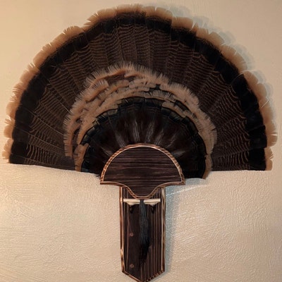 Rustic Turkey Fan Plaque - Etsy