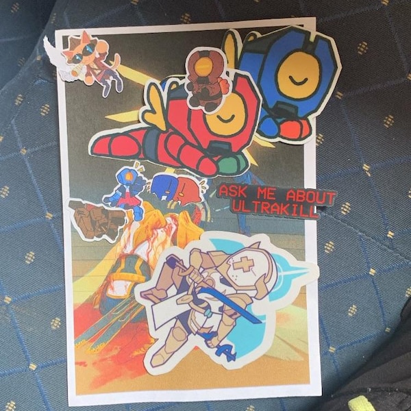 PRIDE Icon Gabriel ULTRAKILL Stickers 22 Options Designed by Akans ...