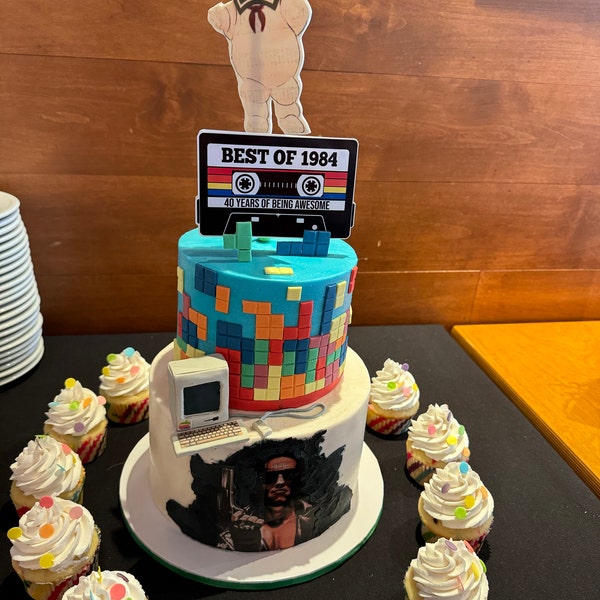 40th Birthday, 40th Birthday Cake Topper, Best of 1985, 40th for Him ...