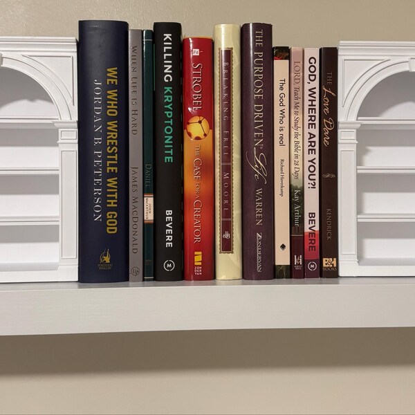 BOOKSHELF BOOKENDS | Book Swag | Library | Bookish Gift | Reading | 3D ...