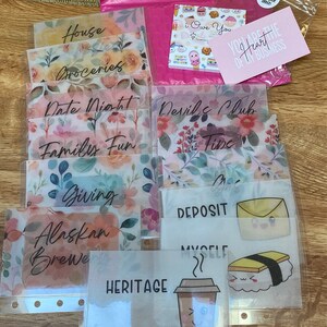 IOU Sticky Notes/cash Totals-cash Envelope System - Etsy