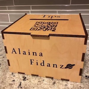 QR Code Tip Box Busking Box Musician Tip Box Gig Box - Etsy