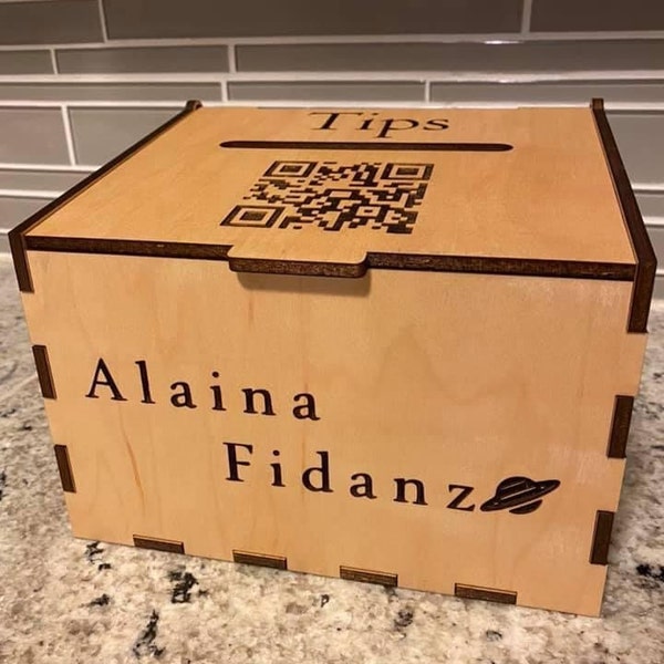QR Code Tip Box - Busking Box - Musician Tip Box - Gig Box - QR Code ...