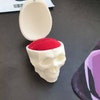 Skull Box for Two Rings. Ring Holder for a Wedding Ceremony. Gothic ...
