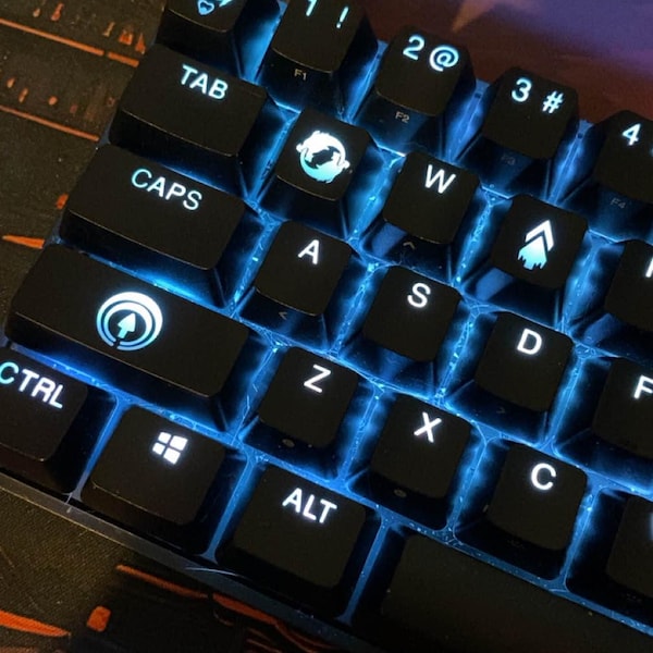 Rune Keycap Set, Elder Futhark Runes, Artisan Keycaps, Custom Keys for ...